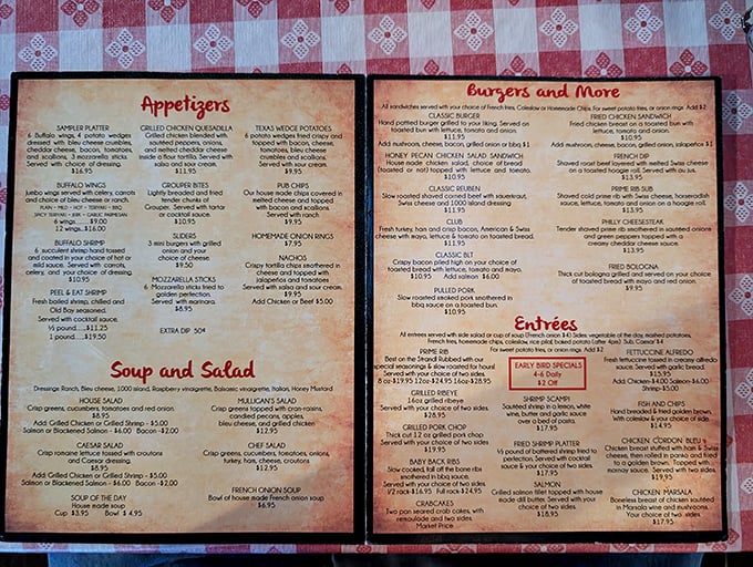 Red checkered menus never lie &ndash; they promise comfort food delivered with zero pretense or disappointment.