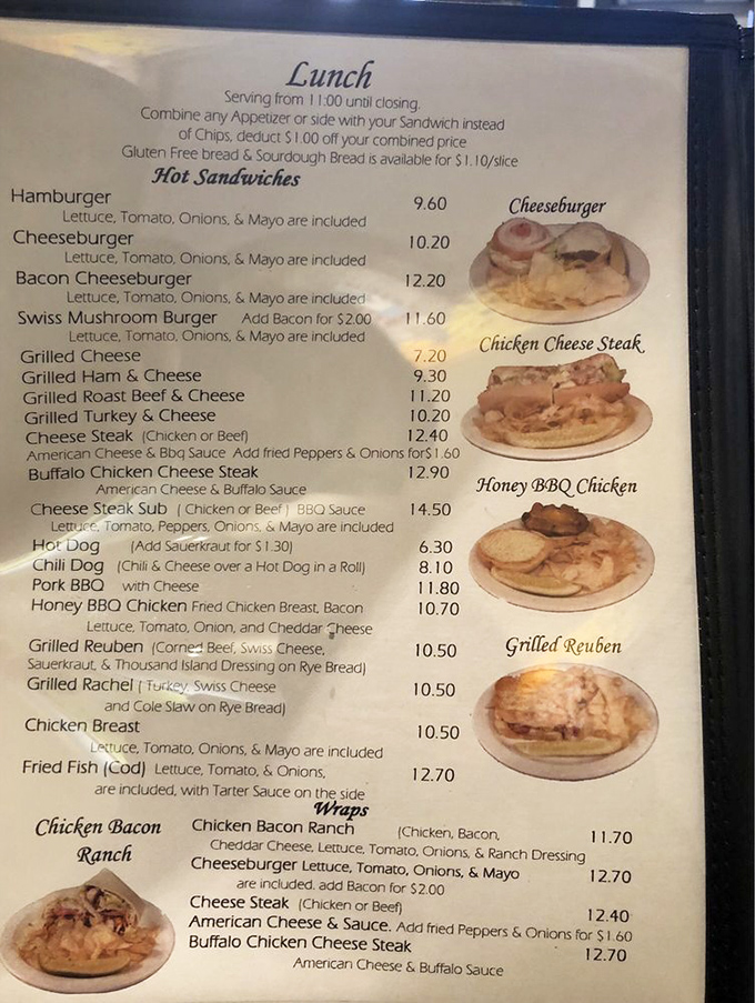 A menu that doesn't need fancy fonts or flowery descriptions. When the food speaks this clearly for itself, why complicate things with unnecessary adjectives?