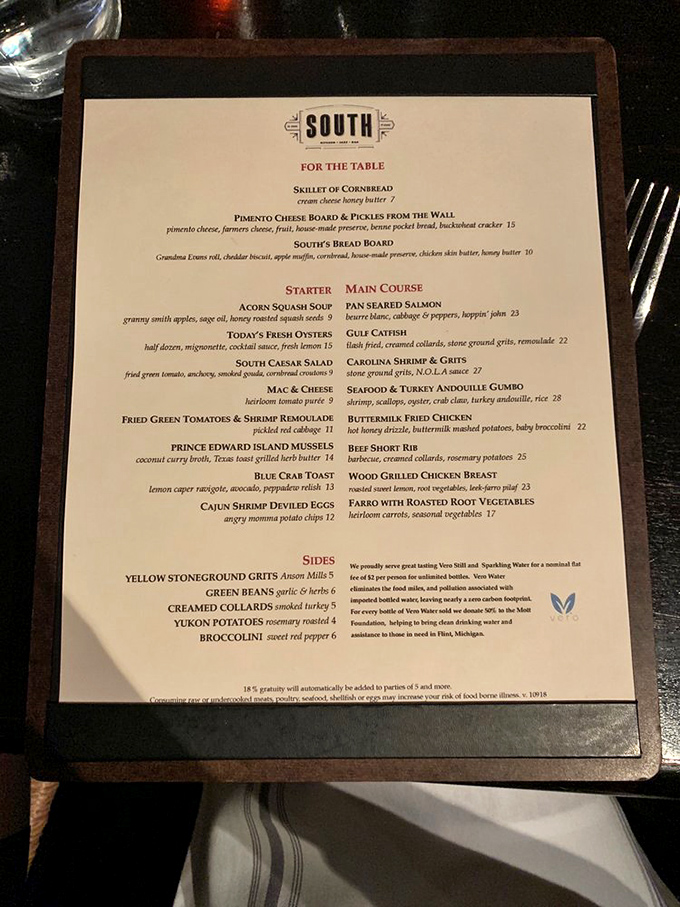 This menu reads like a love letter to Southern cuisine&mdash;the kind that makes you want to cancel all plans and work your way through every dish.