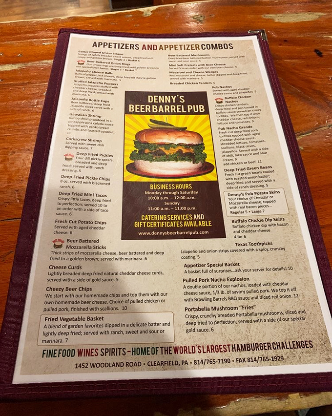 This isn't just a menu; it's a roadmap to culinary courage. Choose your adventure wisely, brave traveler.