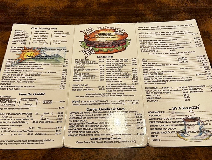 This isn't just a menu; it's a roadmap to culinary happiness written in comfort food language.