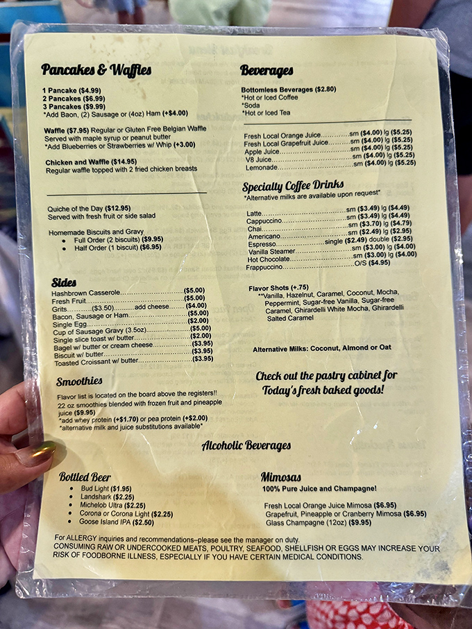 The menu reads like a love letter to comfort food, promising adventures in every delicious category.