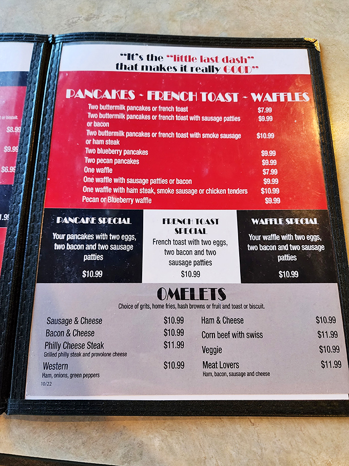 "It's the little last dash that makes it really GOOD"&mdash;words to live by whether you're ordering pancakes or planning your retirement.