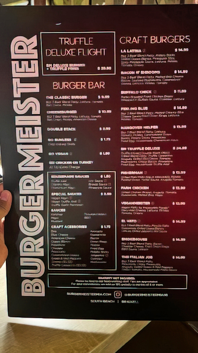 This menu isn't just a list&mdash;it's a roadmap to happiness with destinations like "Hangover Helper" and "Truffle Deluxe Flight."