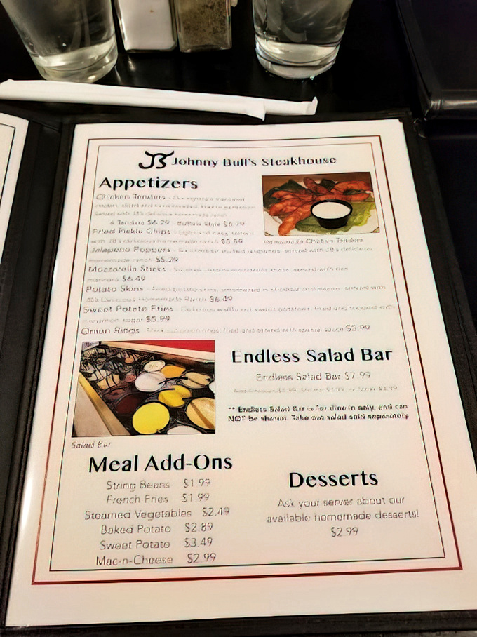 This menu isn't just a list of food&mdash;it's a roadmap to happiness. The endless salad bar is just the beginning.