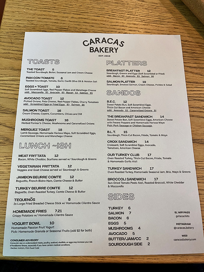 This menu isn't just a list of food &ndash; it's a roadmap to culinary bliss where every "add avocado" option feels less like an upcharge and more like destiny.