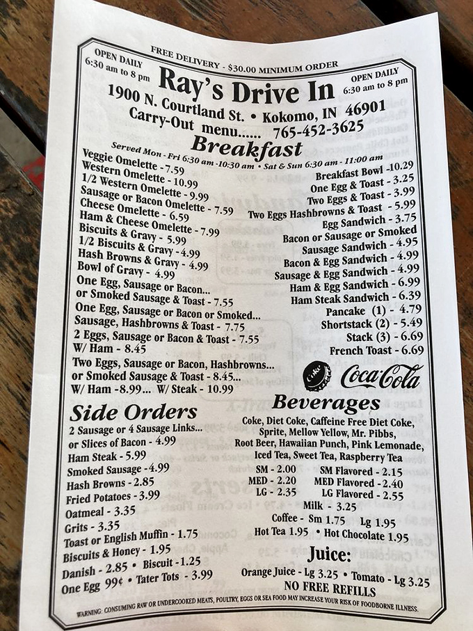 Behold the holy grail of affordable dining - a menu where satisfaction doesn't require a small loan.