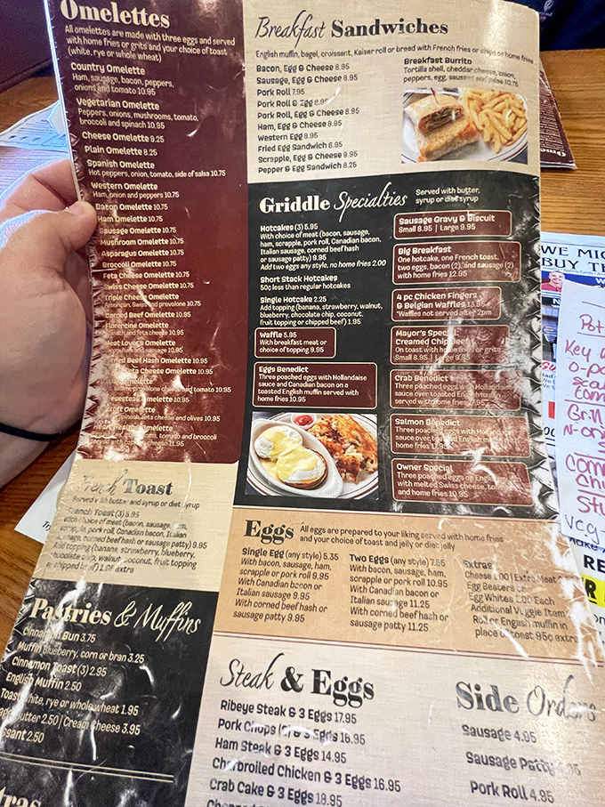 The menu reads like a love letter to American comfort food classics&mdash;each page a roadmap to satisfaction.