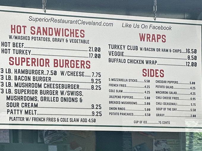 A menu board that cuts right to the chase&mdash;no foams, no reductions, no pretension. Just honest food that makes your stomach growl in anticipation.