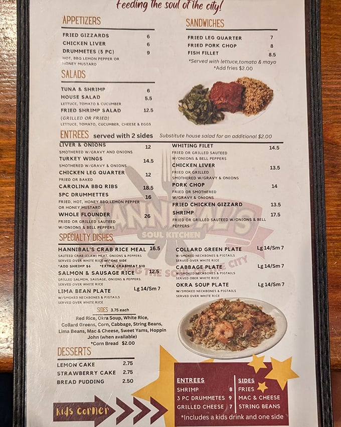 This menu isn't just a list of dishes&mdash;it's a cultural document, a roadmap to Lowcountry culinary traditions that have stood the test of time.