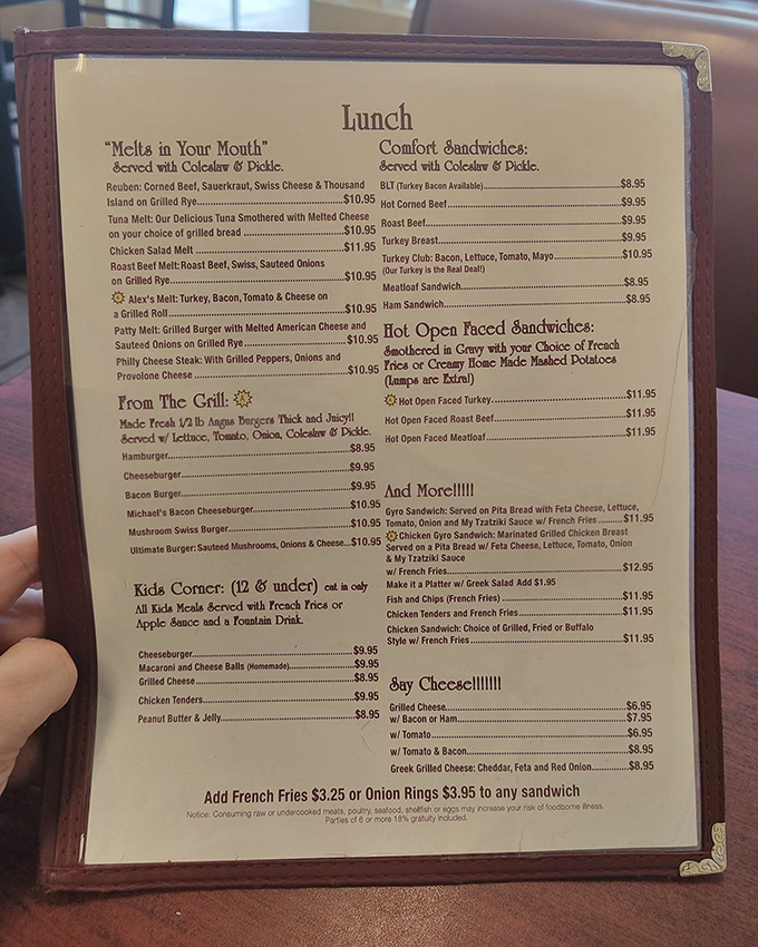 A menu that reads like a love letter to American comfort food &ndash; decisions, delicious decisions await.