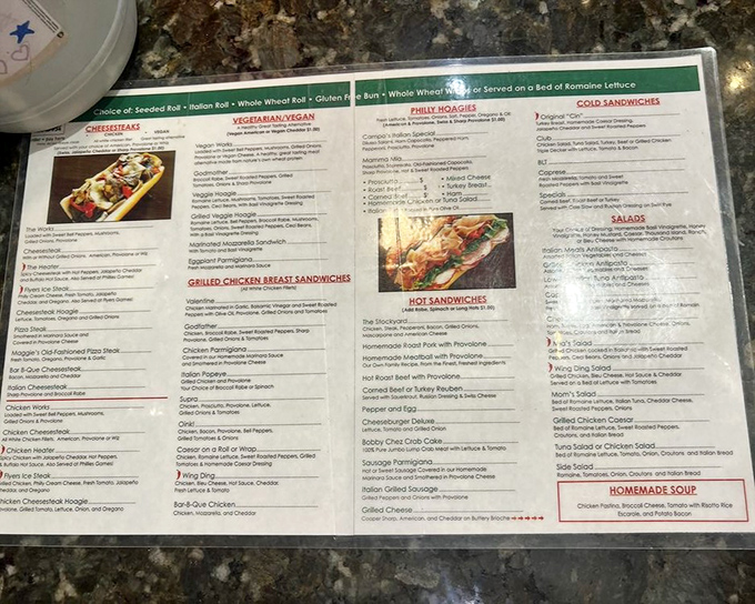 The menu at Campo's reads like a love letter to Philadelphia cuisine &ndash; each item promising a different path to sandwich nirvana.