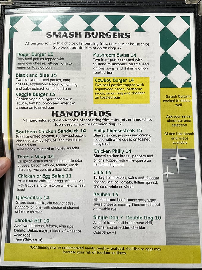The menu reads like a love letter to comfort food classics &ndash; where "diet" is just a four-letter word that nobody mentions before noon.