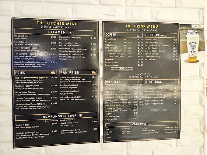 This menu board is like a roadmap to happiness. The real challenge isn't choosing what to order&mdash;it's figuring out how to try everything.