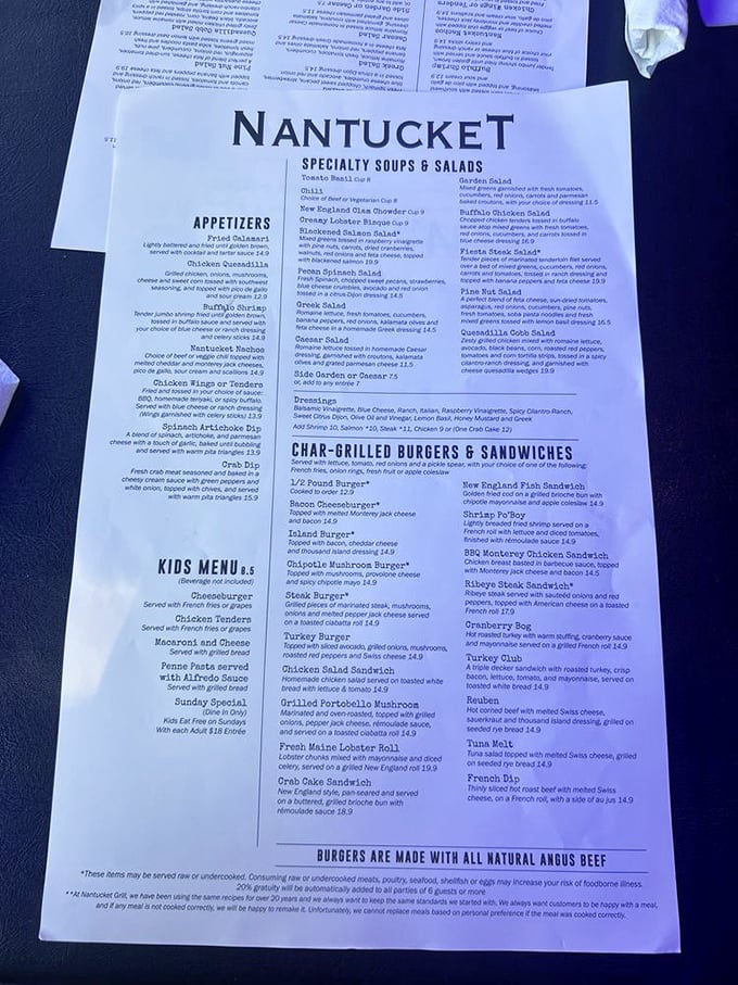 A menu that reads like a love letter to comfort food. Decision paralysis has never been so delicious.