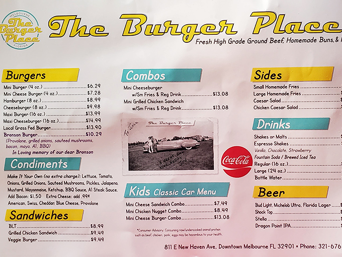 This menu promises classic American comfort with options that'll make your decision deliciously difficult.