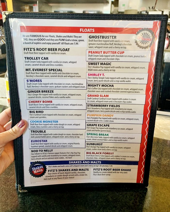 The float menu reads like a dessert fantasy novel where every character gets a happy ending. Decision paralysis has never been sweeter. 