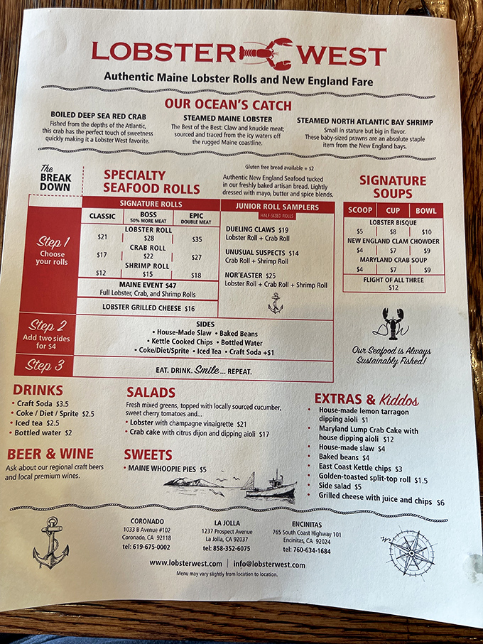 The menu reads like a love letter to lobster &ndash; straightforward, unpretentious, and focused on letting those sweet Atlantic flavors shine.