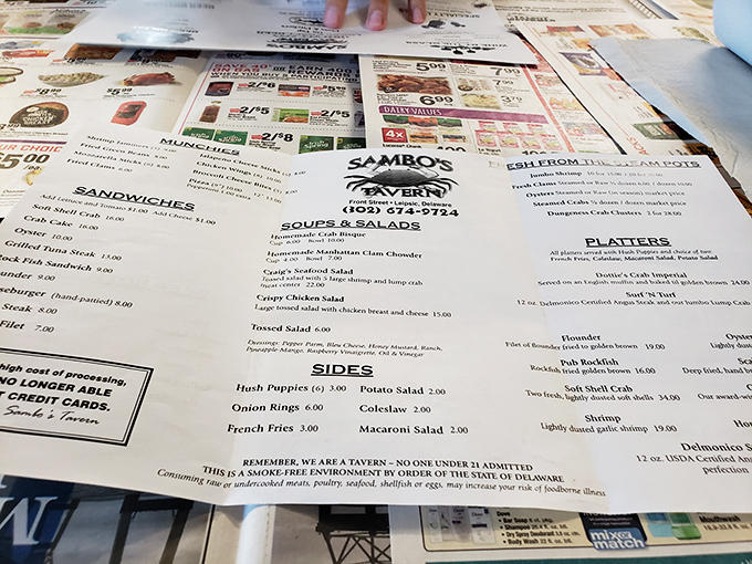 When menus are laminated and well-worn, you know you've found a place that prioritizes substance over style.