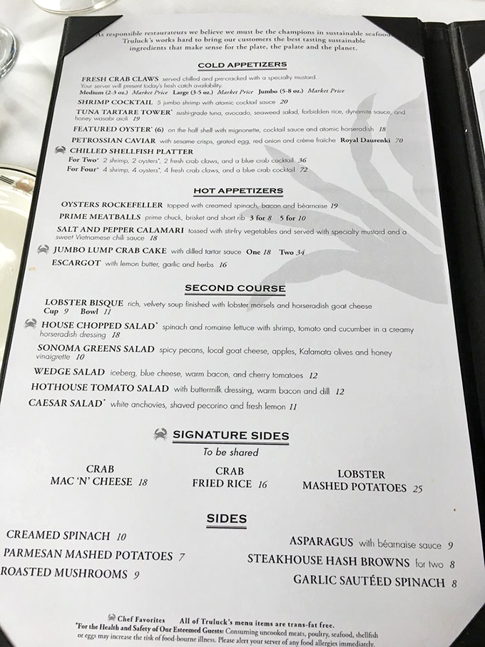 Reading this menu is like scanning the guest list for Neptune's dinner party&mdash;every VIP from the deep blue makes an appearance.