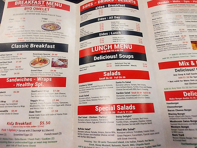 A menu that doesn't need fancy fonts or flowery descriptions&mdash;just honest food that speaks for itself.