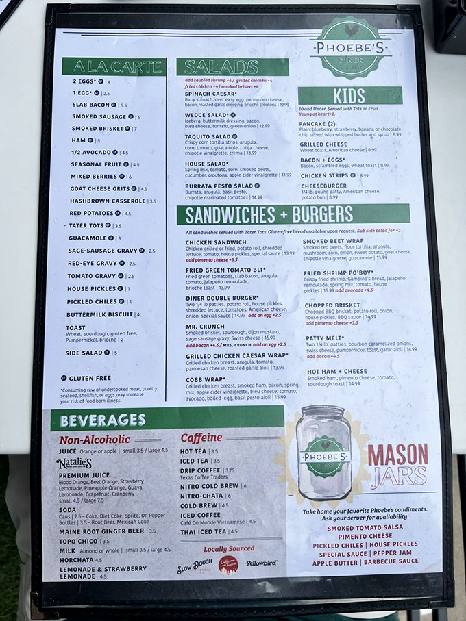 A menu that reads like a love letter to comfort food. The chopped brisket sandwich alone is worth crossing county lines for.