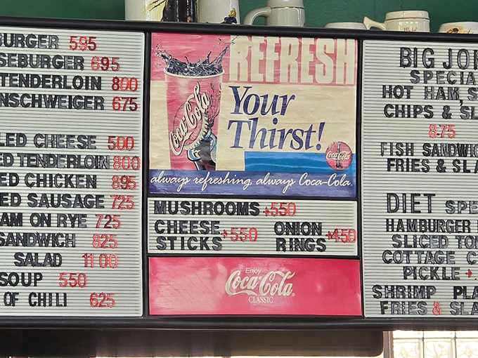 This menu isn't just a list of dishes&mdash;it's a roadmap to happiness written in both English and Spanish. Choose your own adventure!