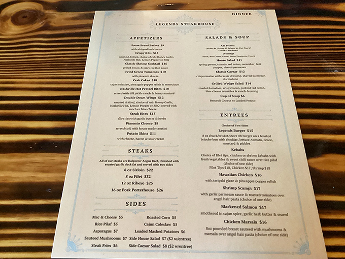 A menu that doesn't need gimmicks&mdash;just perfectly executed classics. The steak section is where the magic happens, but don't sleep on those appetizers.