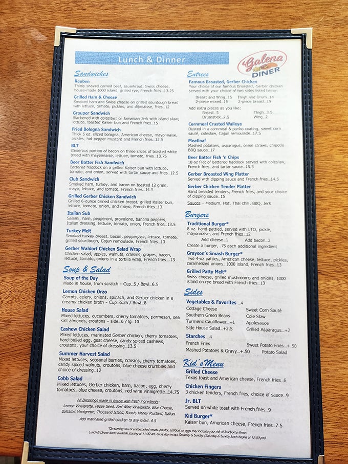 The menu reads like a love letter to American classics. No molecular gastronomy here, just honest food that speaks directly to your hunger.