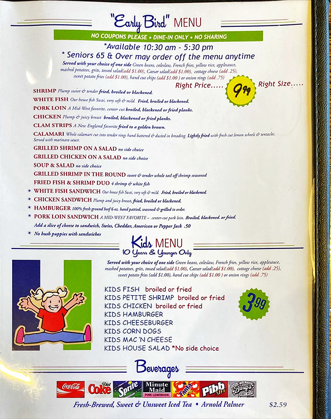 The Early Bird menu isn't just for the early birds&mdash;it's for anyone smart enough to appreciate generous portions of exceptional seafood at sensible prices.