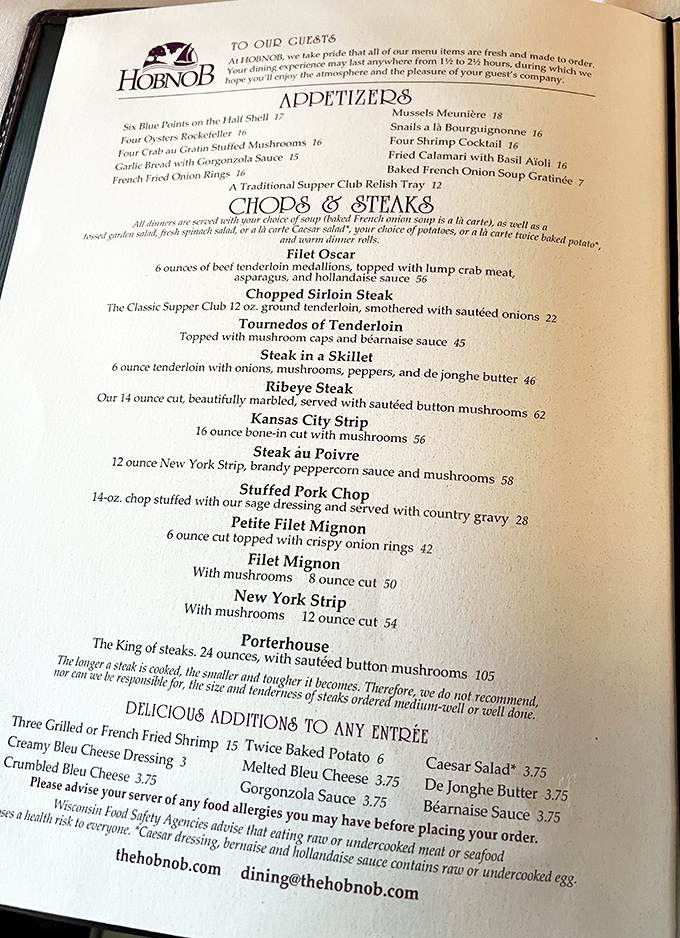 A menu that reads like poetry to comfort food enthusiasts. Each dish promises a journey back to when dining out was truly special.