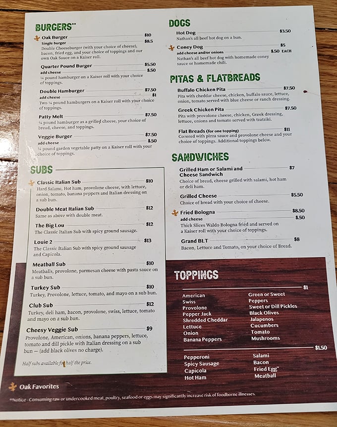 A menu where every item deserves its own fan club. Like a greatest hits album with no filler tracks, each offering has earned its place through flavor, not flash.