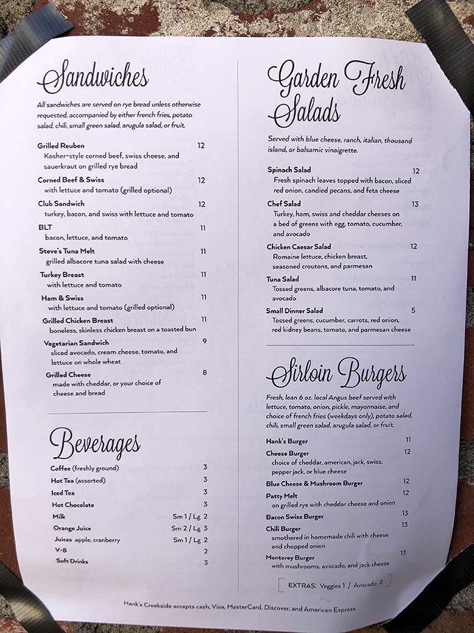 A menu that doesn't need fancy fonts or pretentious descriptions&mdash;just honest food that makes you want to high-five the chef.