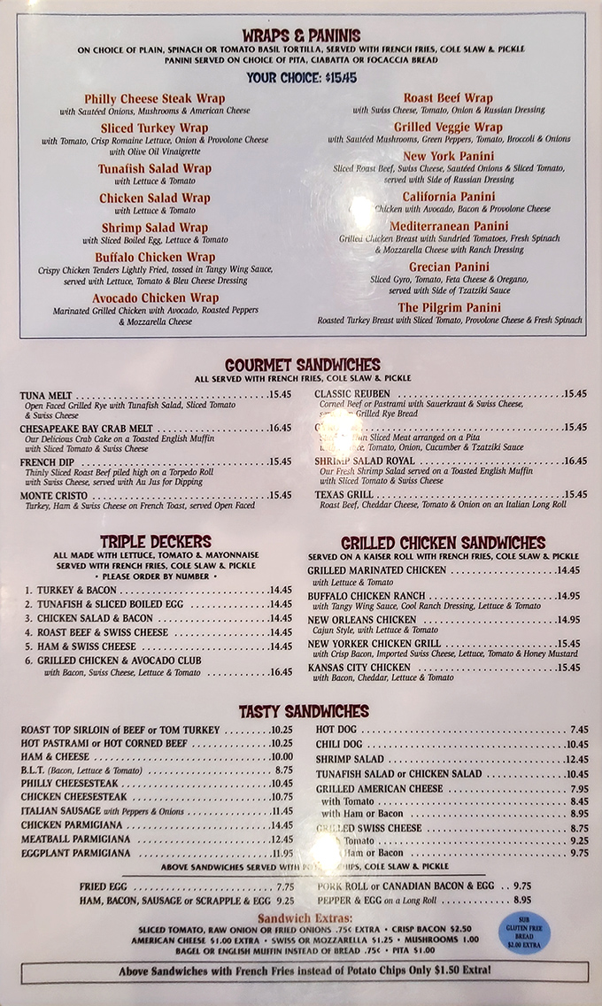 The menu reads like a love letter to American comfort food&mdash;each description a promise of satisfaction to come.