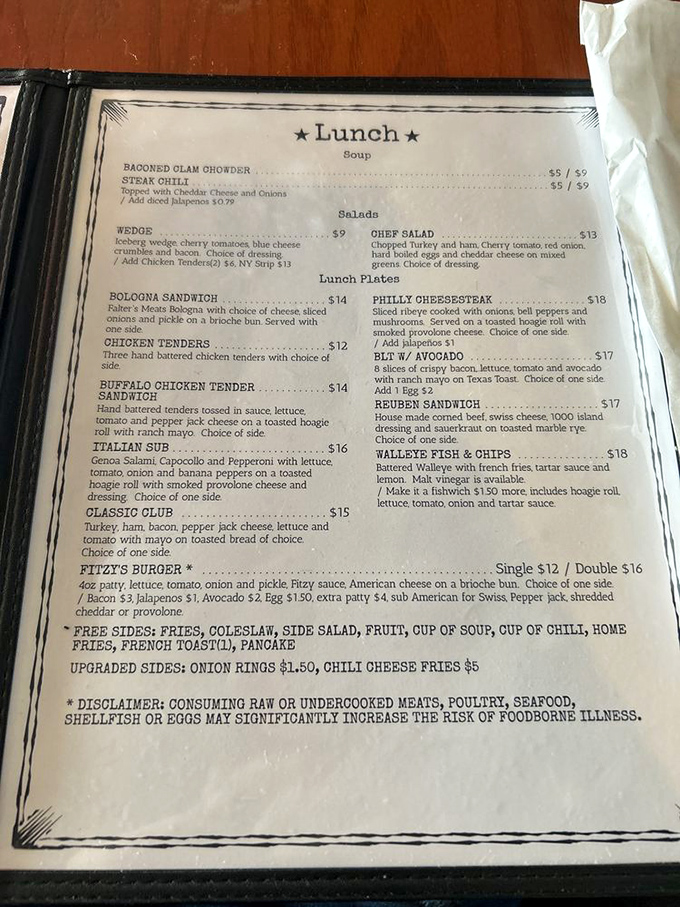 A menu that reads like a love letter to American diner classics. No foam, no deconstruction, just honest food that satisfies the soul rather than the Instagram feed.