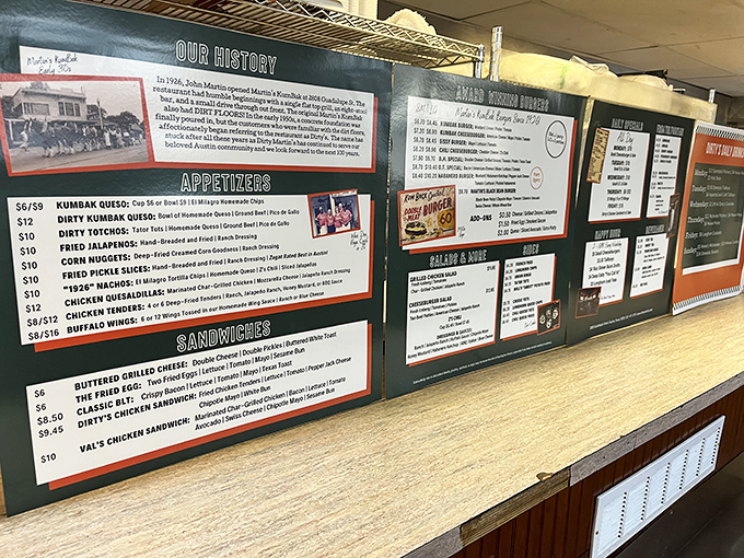 A menu board that hasn't needed a complete overhaul in decades&mdash;when you've perfected comfort food, why reinvent the wheel?