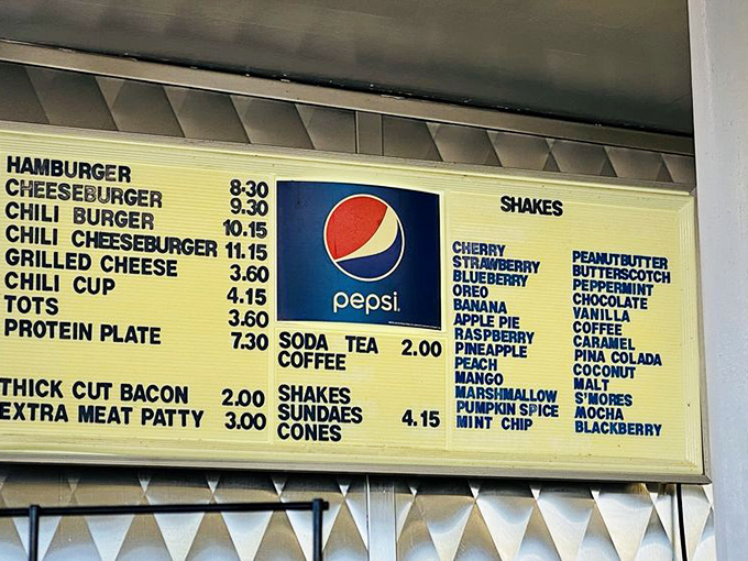 This menu board is a beautiful haiku of American classics&mdash;no foams, no reductions, just the promise of honest food that satisfies.