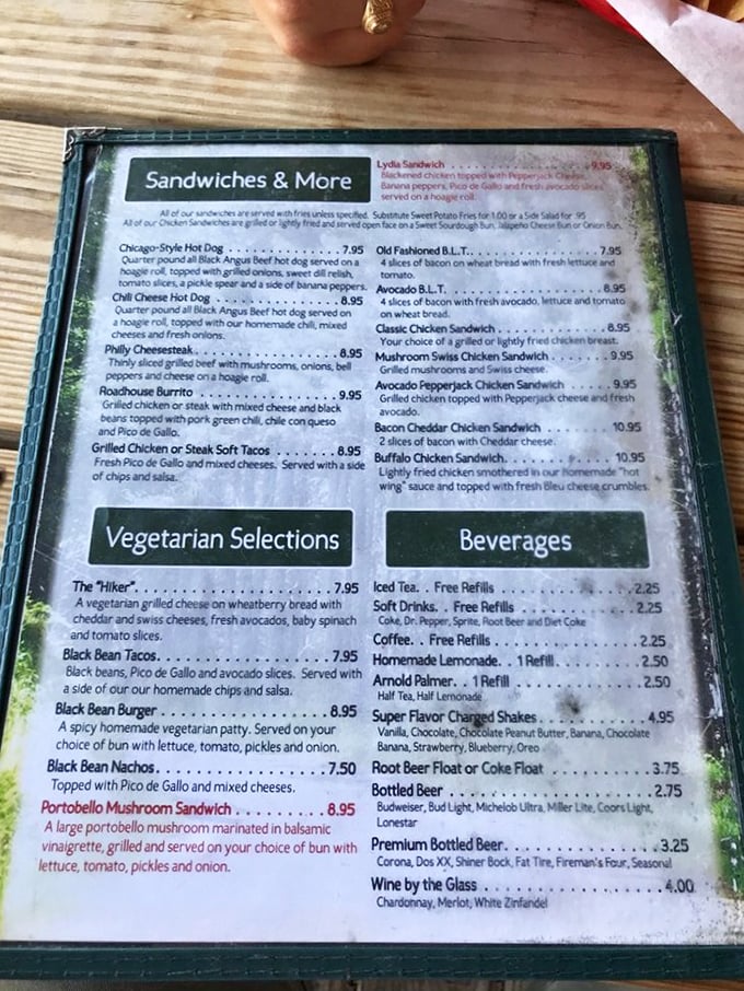 The menu reveals a treasure trove of sandwiches and comfort classics that'll make your decision deliciously difficult.