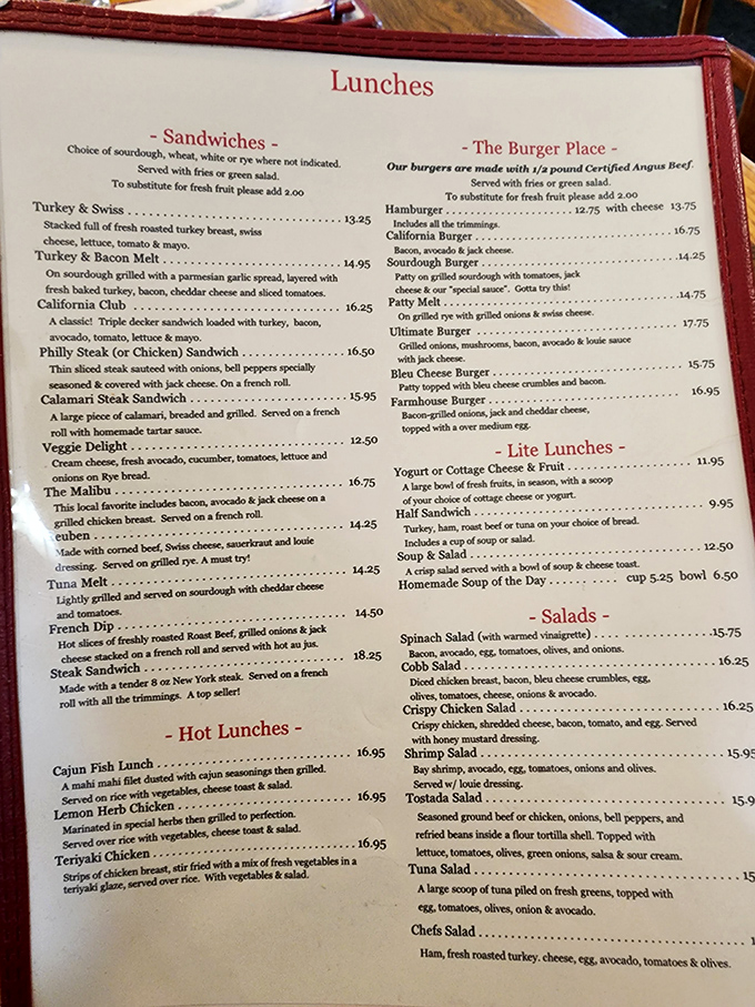 A menu that doesn't need Instagram filters&mdash;just honest descriptions of dishes that have fueled Watsonville locals for years. The holy scripture of comfort food.