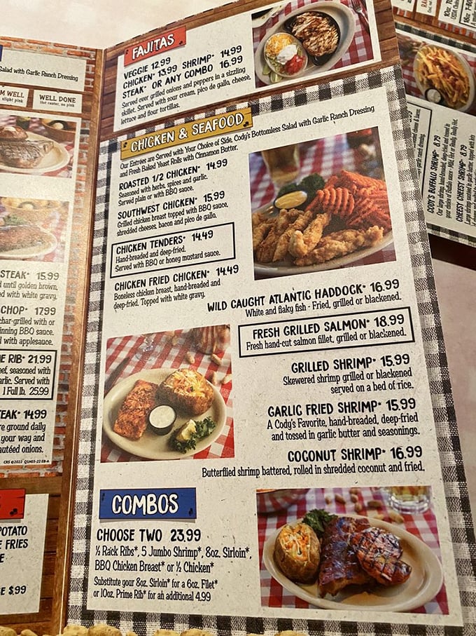 A menu that doesn't need a translator&mdash;just an appetite. Each photo promises what modern restaurants often forget: honest food that delivers on its promises.