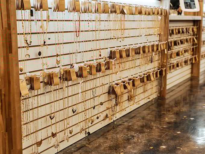 Glittering like a pirate's bounty, these necklaces wait to transform ordinary outfits into statement pieces. Fashion treasure without the treasure map!