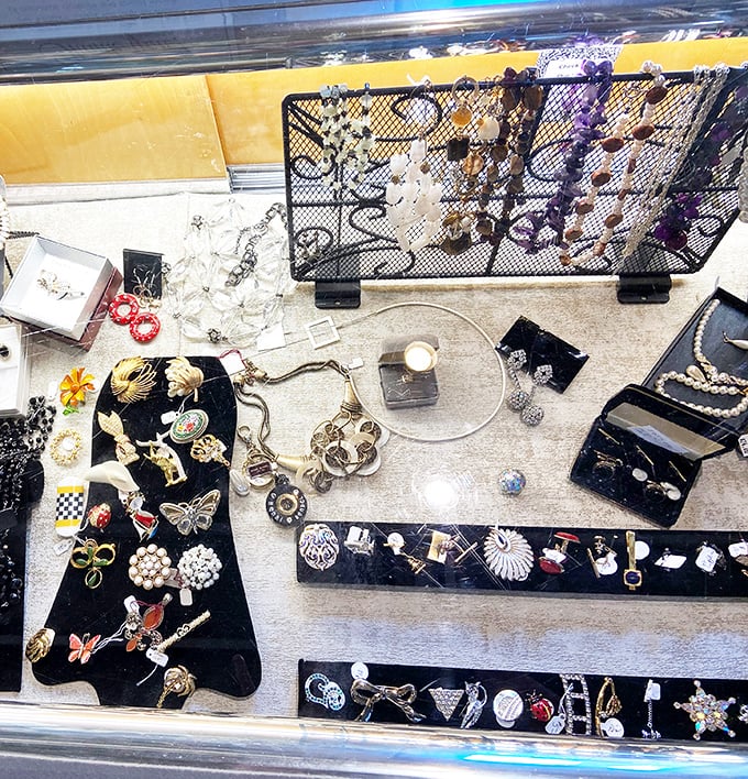 Treasure hunting at its finest&mdash;where vintage brooches and statement necklaces wait patiently for their second act on your cocktail dress or denim jacket.