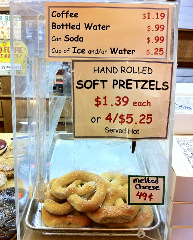 Prices that feel like a throwback to simpler times. Where else can you get hand-rolled soft pretzels and a cup of ice for pocket change?
