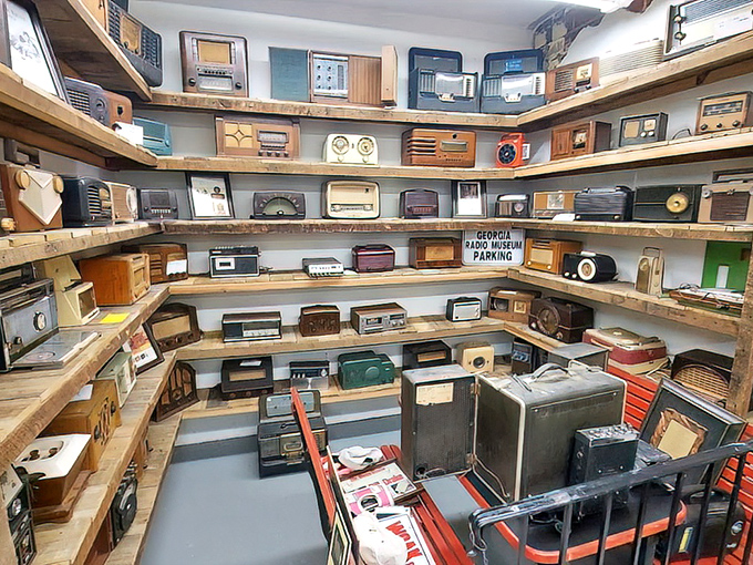 Before Spotify, these beautiful wooden radios brought music and stories into homes across America. The craftsmanship alone is worth the visit!