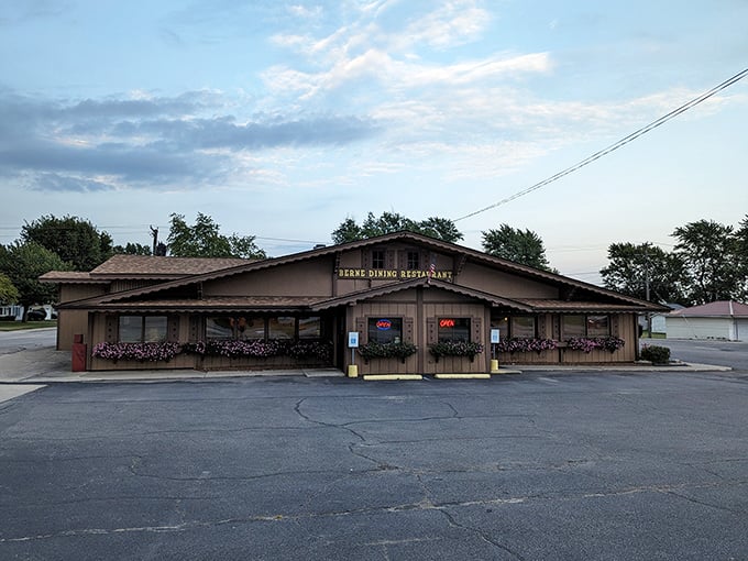 The unassuming exterior of Berne Dining Restaurant belies the comfort food treasures within. Sometimes the most memorable meals come from the most modest settings.