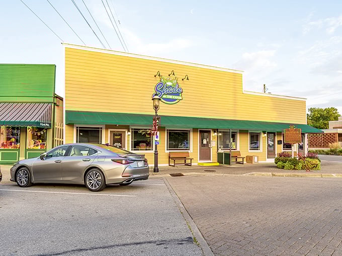 Shade on the Canal's cheerful yellow exterior is like a beacon of comfort food in downtown. Their fish fry alone is worth the drive.