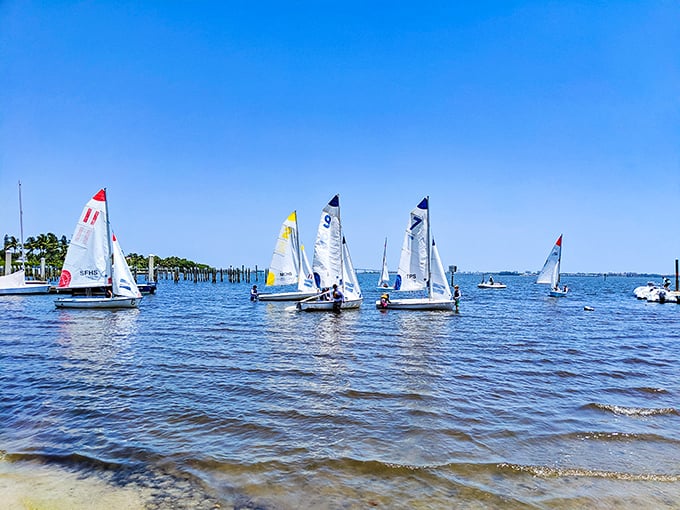 These sailboats dancing across the Indian River Lagoon aren't just pretty &ndash; they're a reminder that some of life's best moments happen at 7 knots.