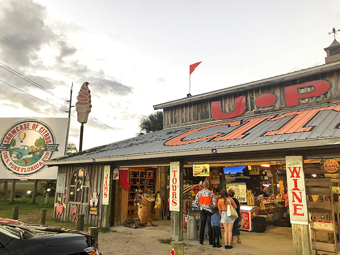 Step inside this rustic wonderland where preserves and fresh fruit create a symphony of citrus perfection.