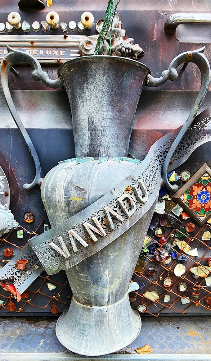 Even the trophy at Vanadu gets the royal treatment. This silver vessel proudly wears its name like a beauty pageant winner who's seen some things.