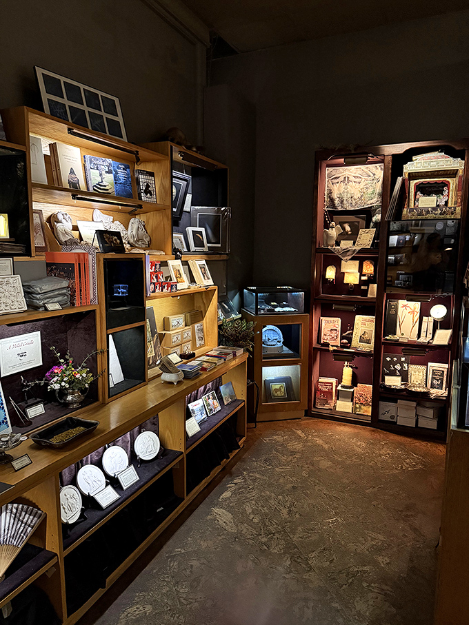 Every corner houses treasures that defy categorization &ndash; display cases filled with artifacts that might be scientific specimens or elaborate artistic hoaxes.